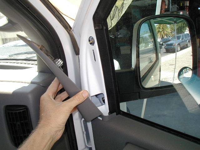 Express Van door handle plate