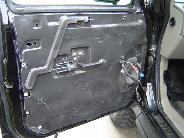 Hummer H2 door panel removal